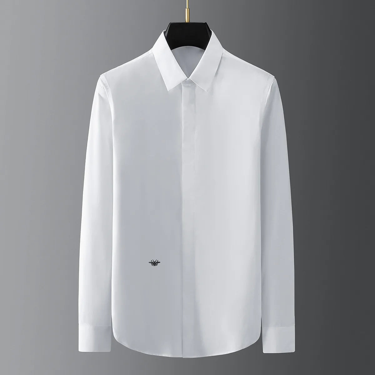 Bee Embroidered Men's Business Shirts - All For Me Today